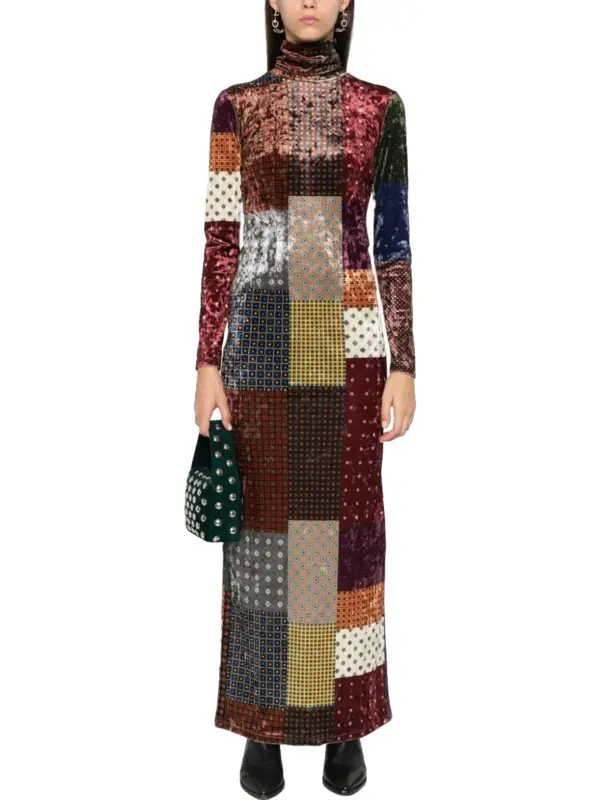 PIERRE-LOUIS MASCIA Ranat Maxi Dress - Brown