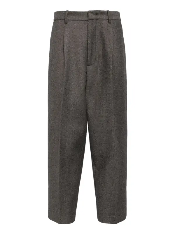 Helmut Lang Cropped Zoot Pants - Grey
