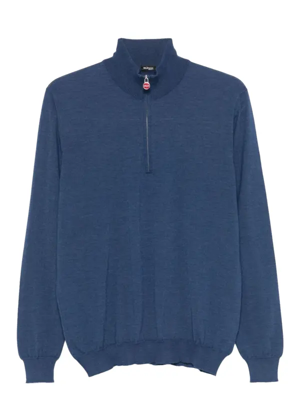 Kiton Fine-knit Sweater - Blue