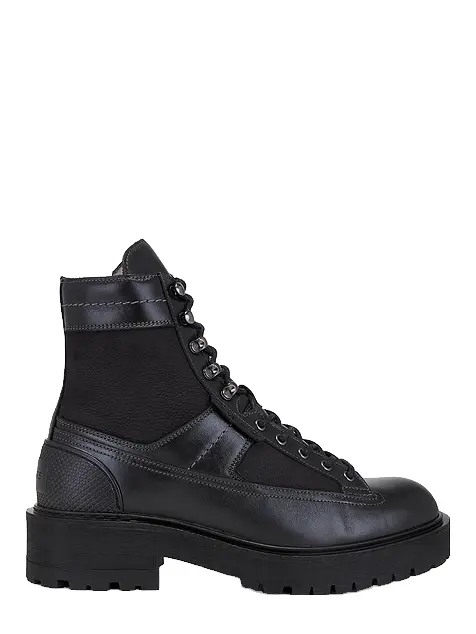 All Saints Hank Combat Boot - Black
