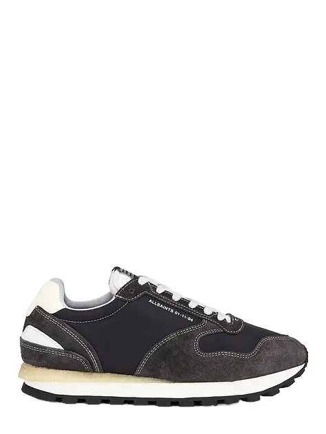 All Saints Rimini Low Top Sneakers - Grey & Black