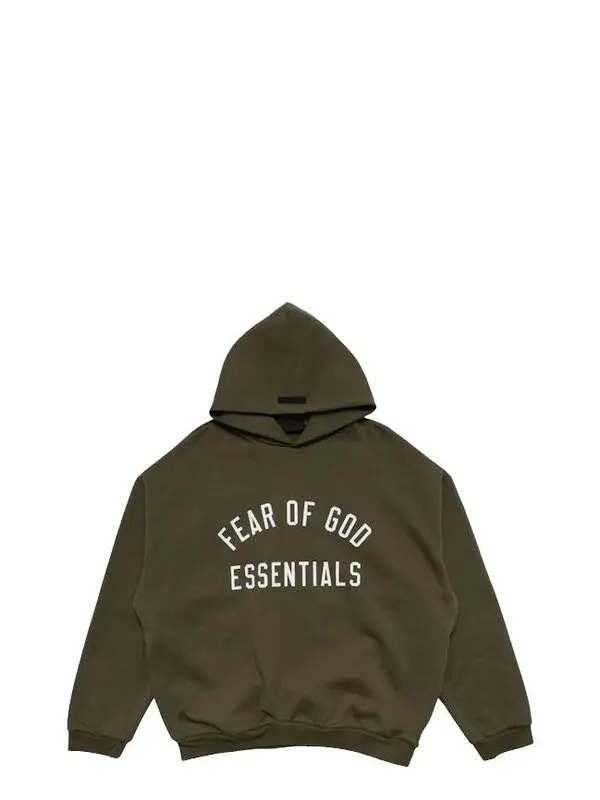 Fear Of God Essentials Fleece Hoodie - Military