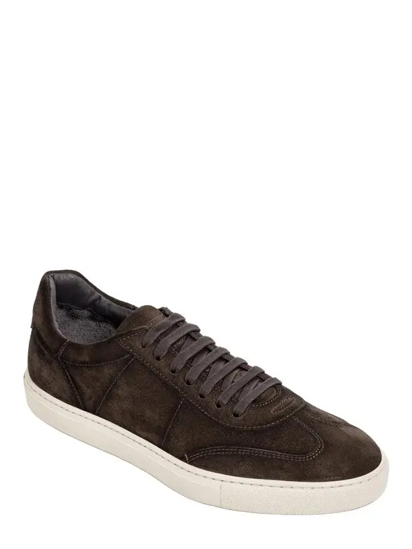 To Boot New York Wilton Suede Low Top Sneakers - Dark Brown