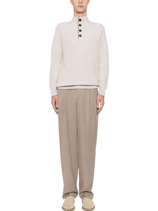 N.peal Beauchamp Organic Cashmere Sweater - Neutrals