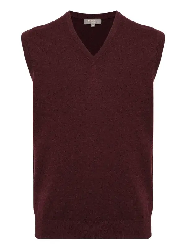 N.peal Westminster Sleeveless Jumper - Red