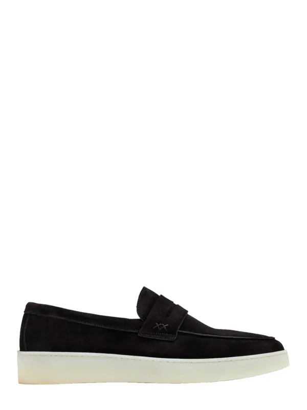 FORSA Armando Suede Loafers - Black