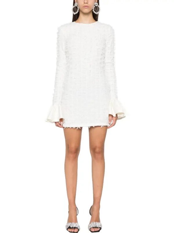 Remain Birger Christensen Bow Mini Dress - White
