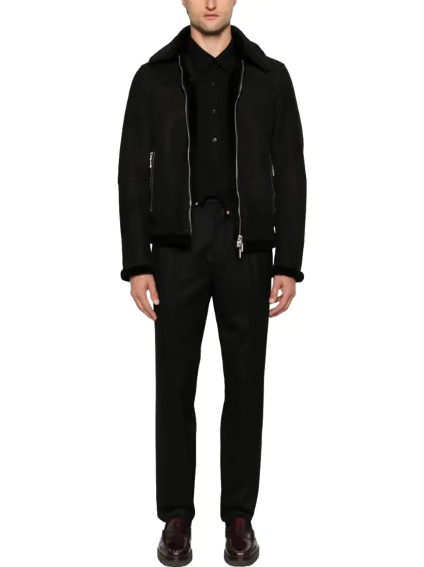 D4.0 Wool Cardigan - Black