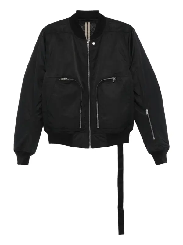 Rick Owens Bauhaus Flight Bomber Jacket - Black