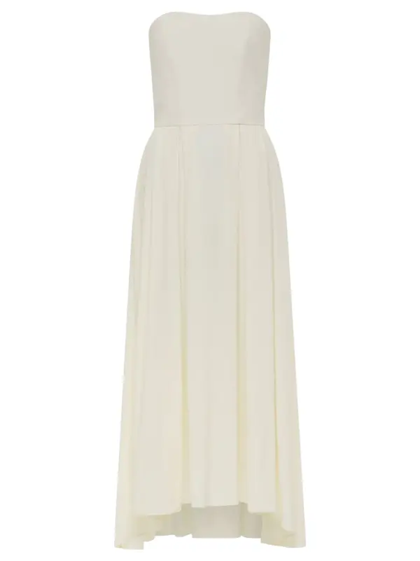 AZLEE Ezra Midi Dress - Neutrals