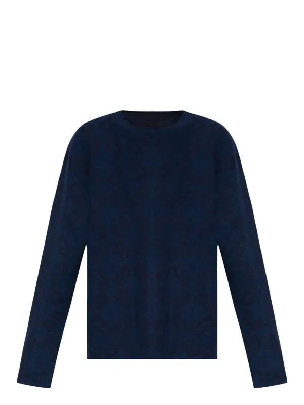 Givenchy Monogram-pattern Jumper - Blue