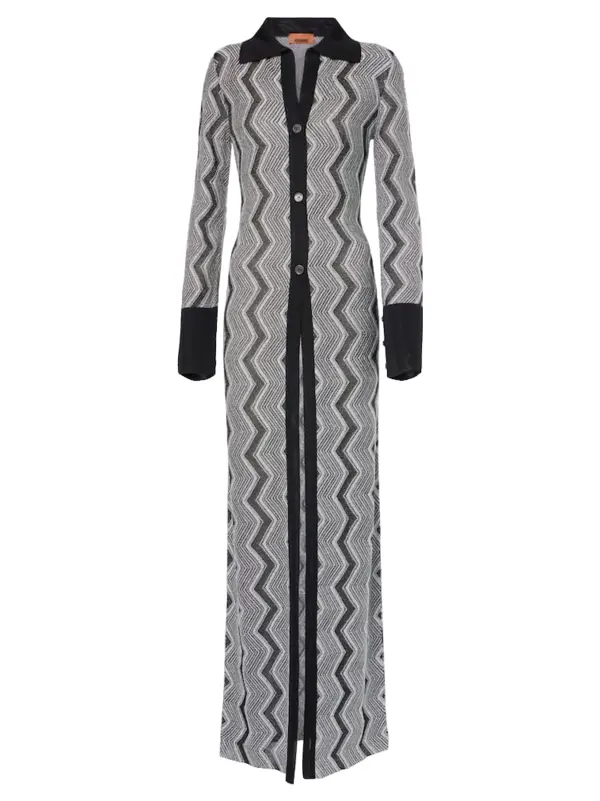 Missoni Zigzag Maxi Dress - Black