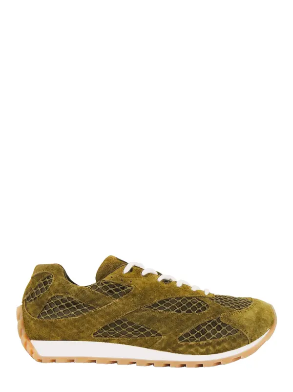 Bottega Veneta Orbit Sneaker - Olive Oil