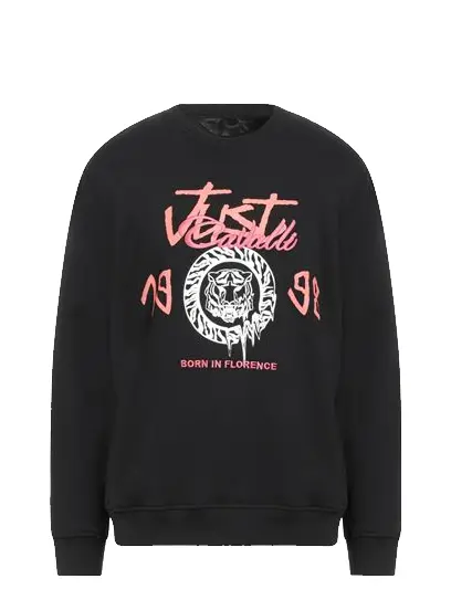 Just Cavalli Fleece Sweatshirt - Black