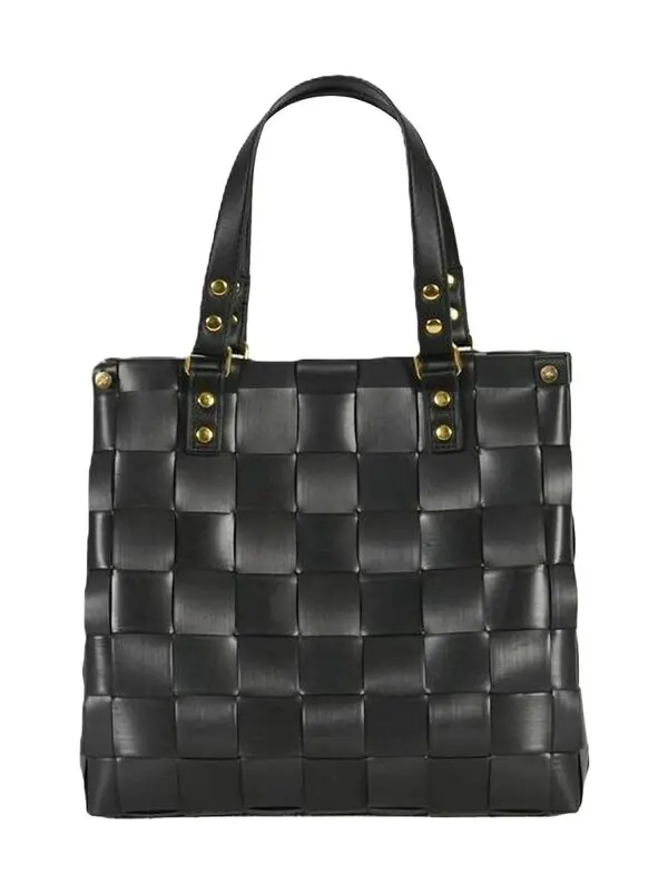 HANDED BY Charlotte Recycled Plastic Handbag - Black