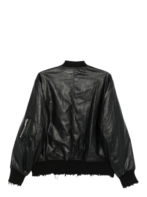Attachment Padded Bomber Jacket - Black