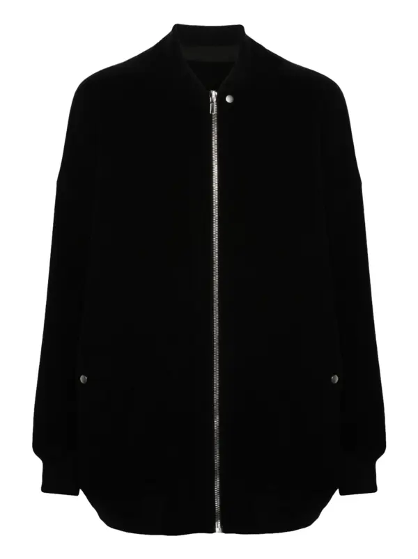Rick Owens Jumbo Peter Flight Coat - Black