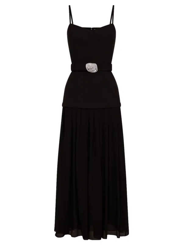 NICHOLAS Susie Ankle-length Dress - Black