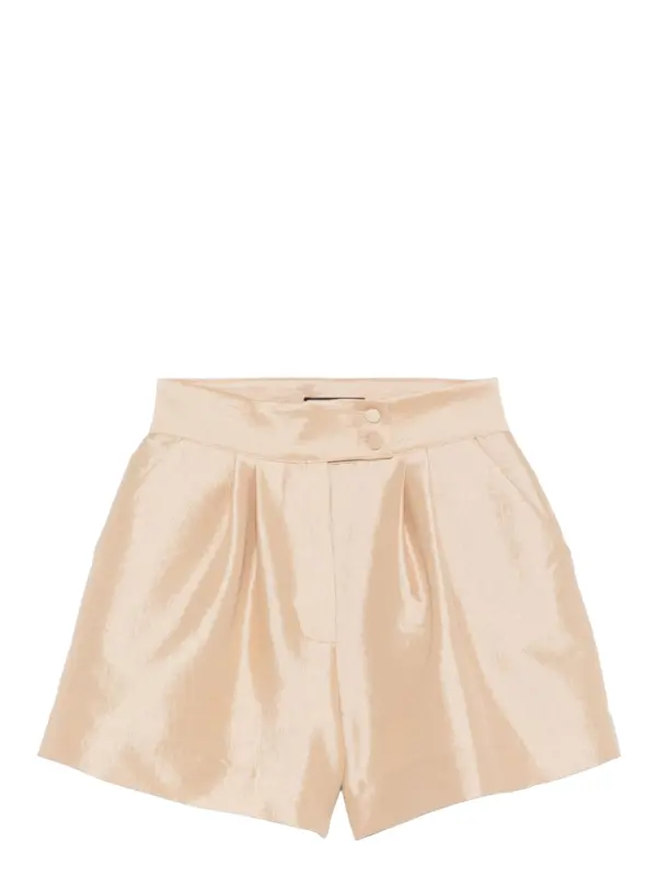STYLAND Taffeta Shorts - Neutrals