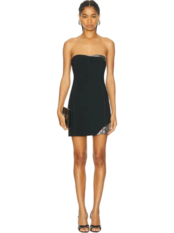 Ila Agnes Mini Dress - Black