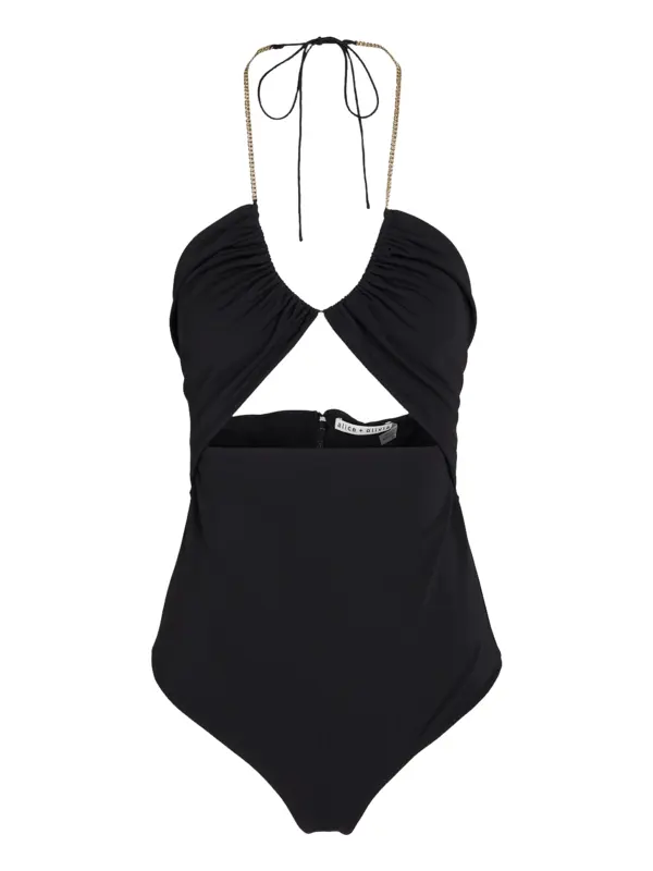 Alice + Olivia Sariya Cutout Bodysuit - Black