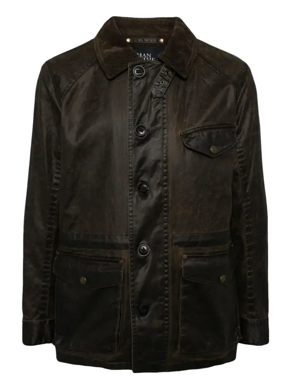 MAN ON THE BOON. On The Boon Washing Field Jacket - Brown