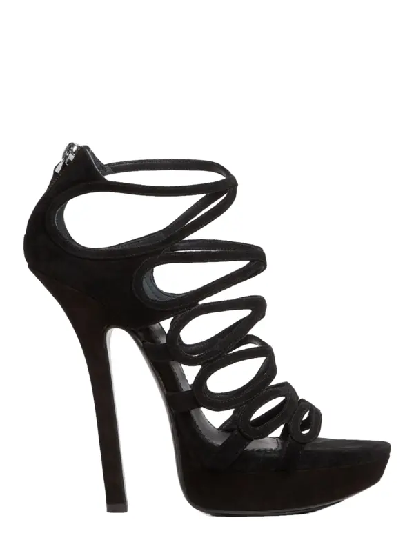 Dsquared2 110mm Deanday Platform Sandals - Black