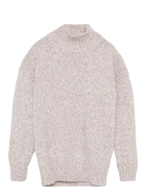 Eleventy Mélange-effect Sweater - Neutrals
