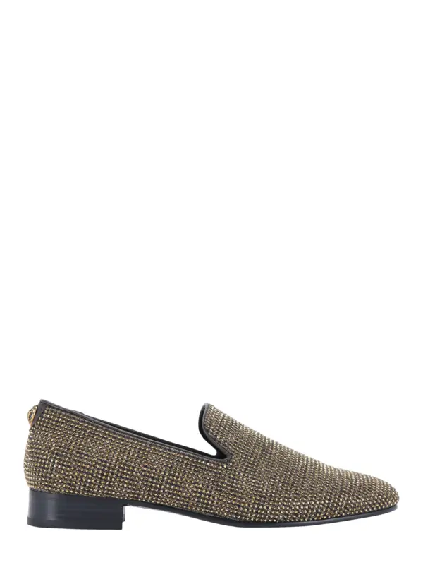 Kurt Geiger Embellished Ace Loafers - Gold