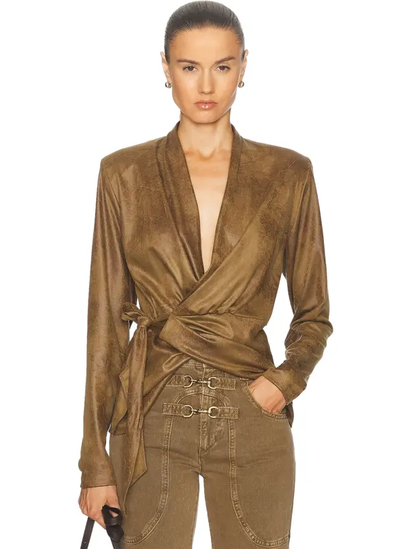 Isabel Marant Cinaye Top - Bronze