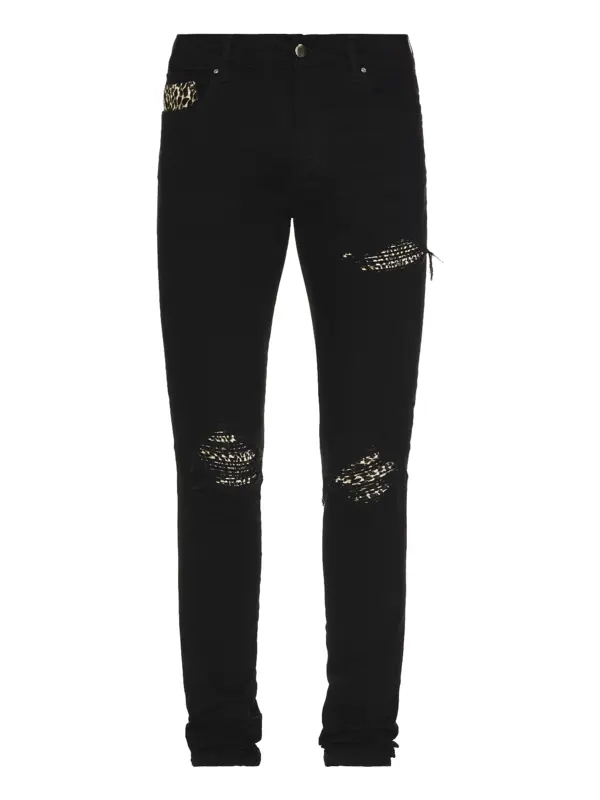 Amiri Leopard Mx1 Jeans - Black Od