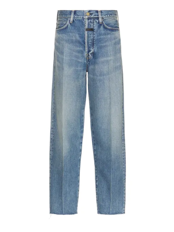 Fear Of God Relaxed Five-pocket Jeans - Medium Indigo
