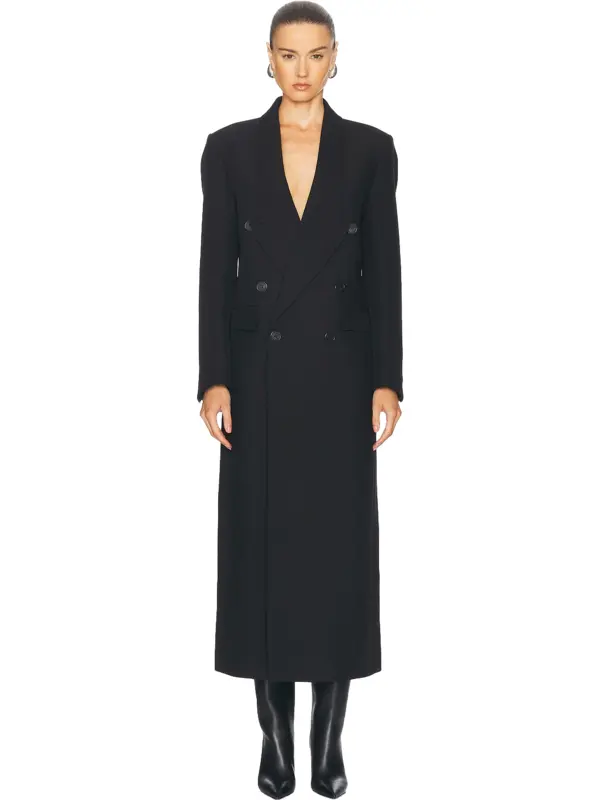 Coperni Long Overcoat - Black