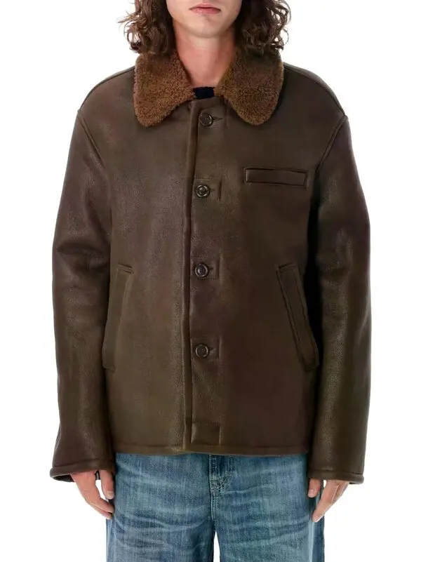 Our Legacy Alaska Leather Jacket - Brown