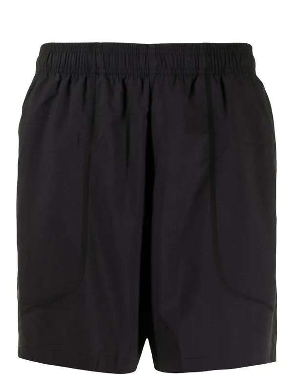Adidas Logo-print Running Shorts - Black