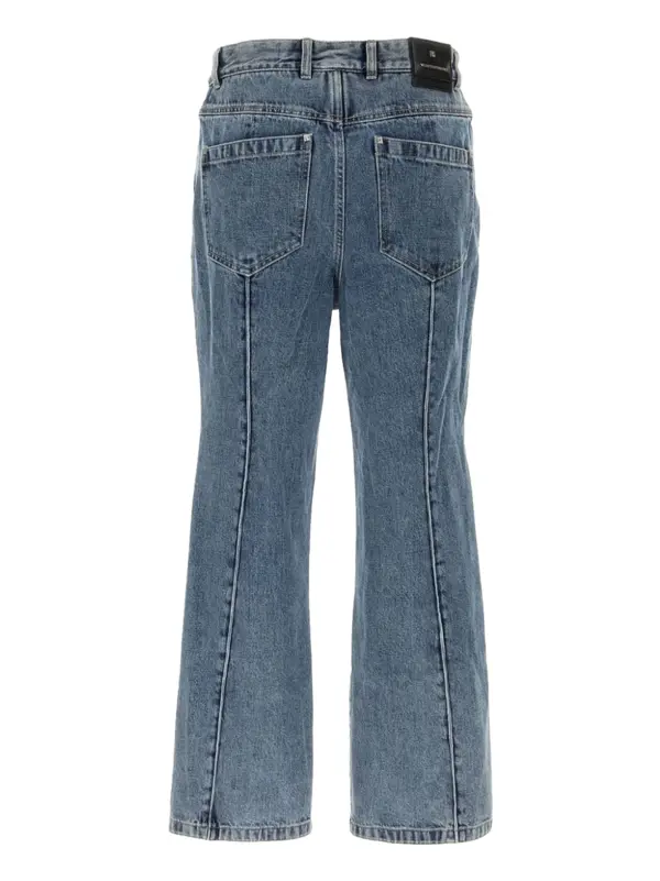 WOOYOUNGMI Pleat-detailing Bootcut Jeans - Blue
