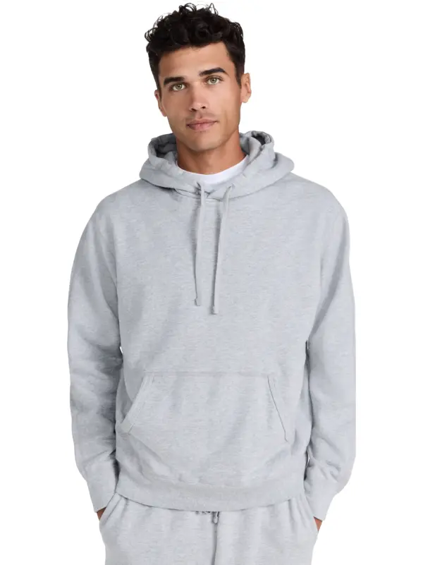 Reigning Champ Midweight Terry Classic Hoodie - Heather Grey
