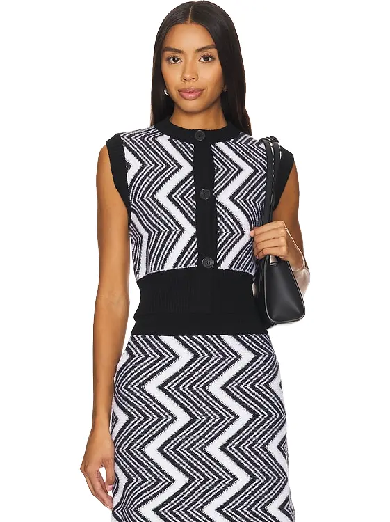 Missoni Crewneck Sweater - Bicolor Black & White