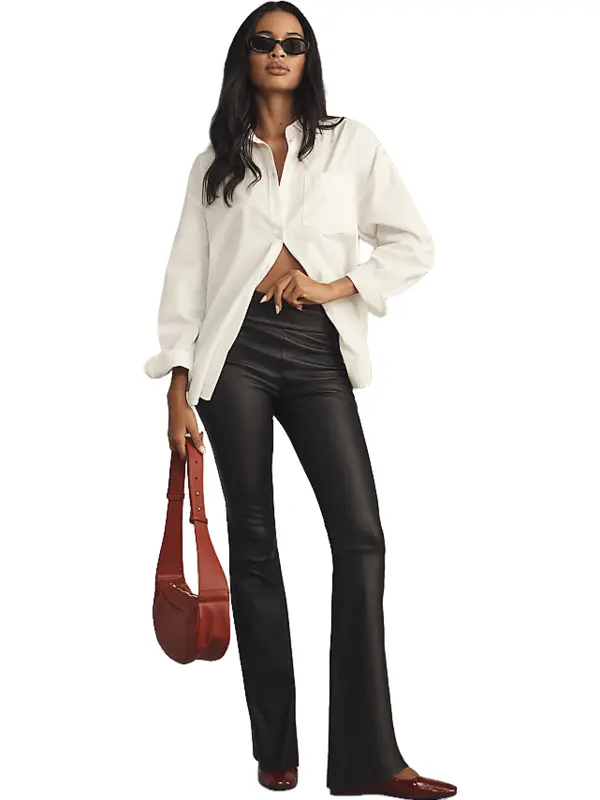 Walter Baker Lexie Stretch Leather Pants - Black