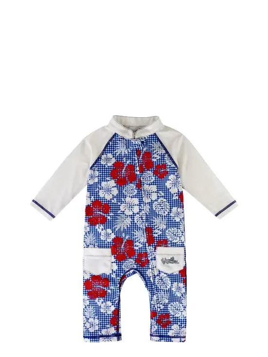 UV SKINZ Sun & Swim Suit - Red Americana Gingham