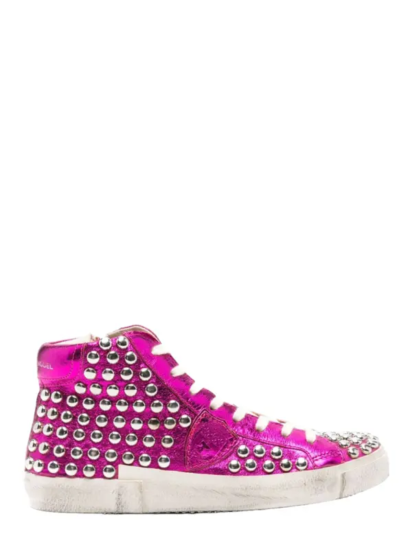Philippe Model Prsx High Top Sneakers - Pink