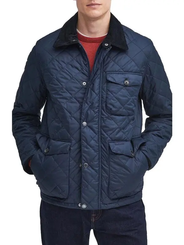 Barbour Hornby Quilted Jacket - Navy