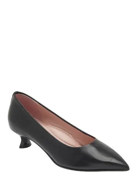 Naot Romy Pointed Toe Pumps - Black Nappa Leather