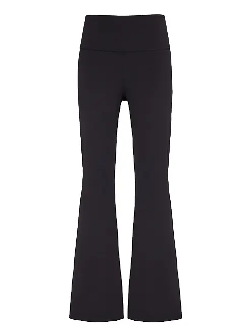 Lululemon Flared Stretch-woven Trousers - Black