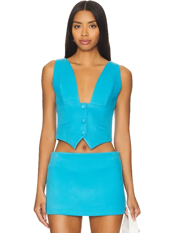 CEREN OCAK Vest - Blue