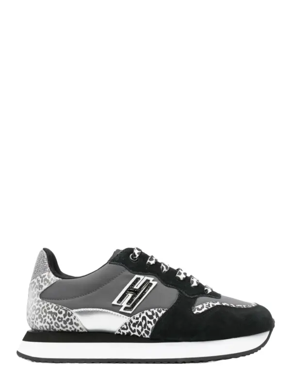 HIDE&JACK Zebra Print-detail Sneakers - Grey