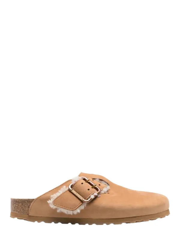 BIRKENSTOCK Boston Bold Slippers - Brown