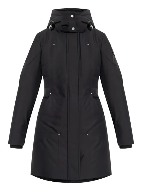 Moose Knuckles Logo-engraved Coat - Black