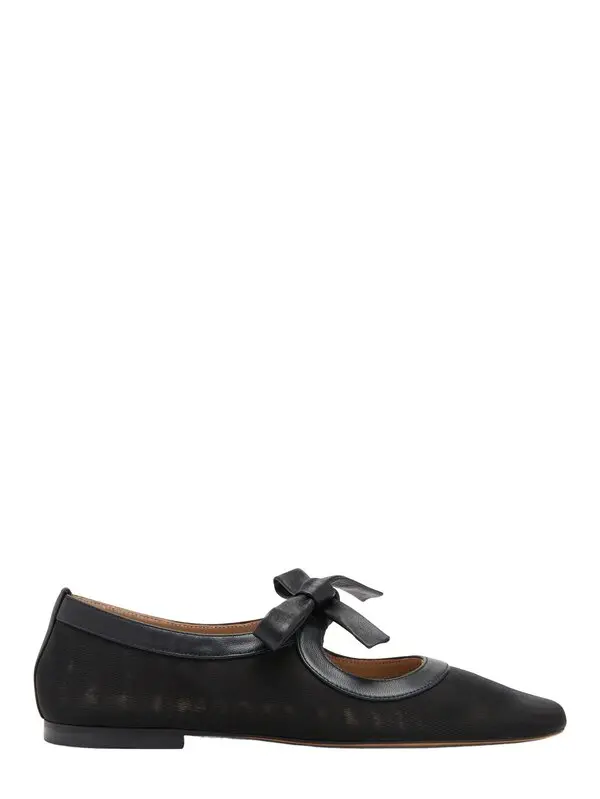Ulla Johnson Cleo Flat - Noir