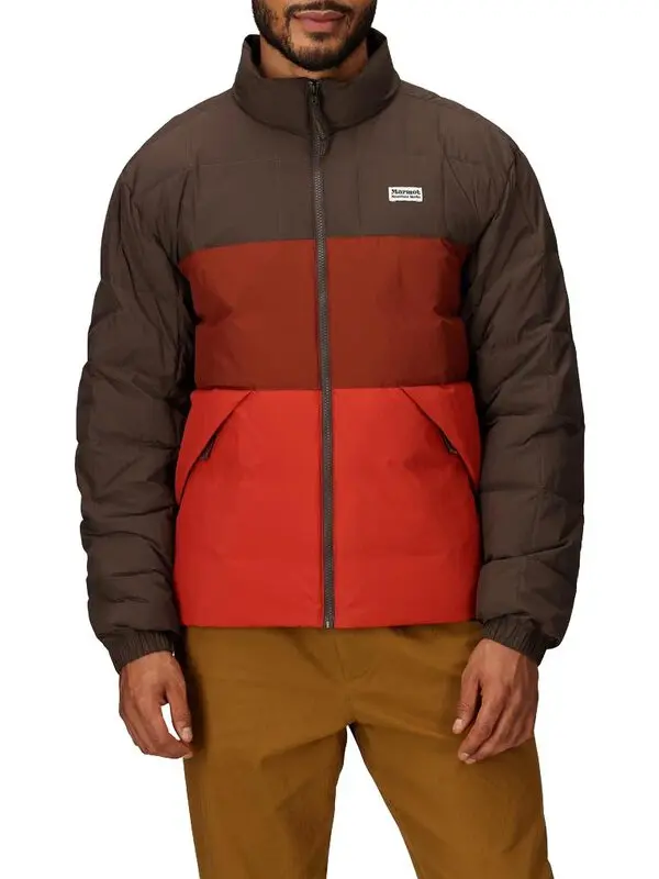 MARMOT Ares Packable 700 Fill Power Down Puffer Jacket - Hickory Nut/pecan/sumac